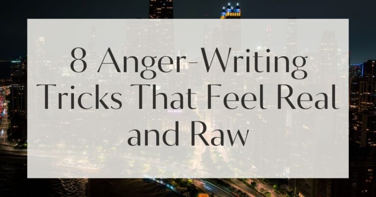 8 Anger-Writing Tricks That Feel Real and Raw – Write A Book Today